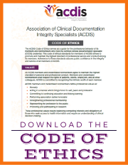 Code of Ethics | ACDIS